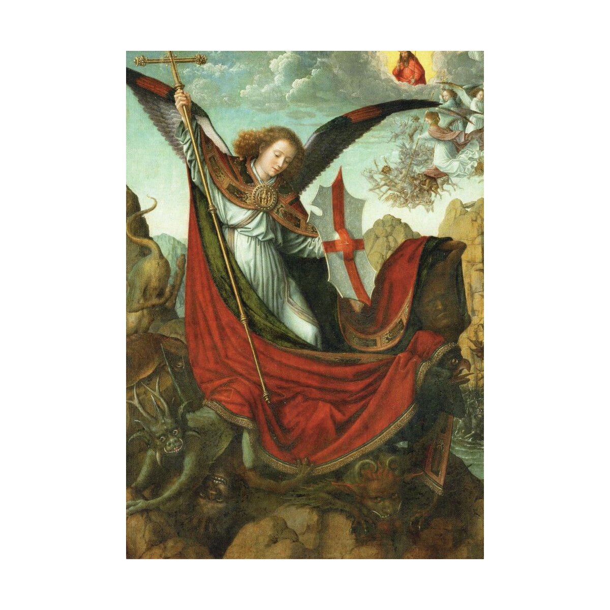 Gerald David. Erzengel Michael, um 1500/1510, 1,40