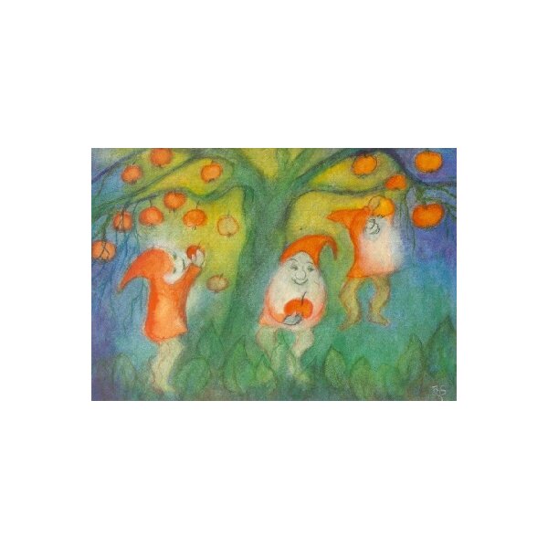 Scholzen-Gnad. Zwerge bei Apfelbaum, 1,40
