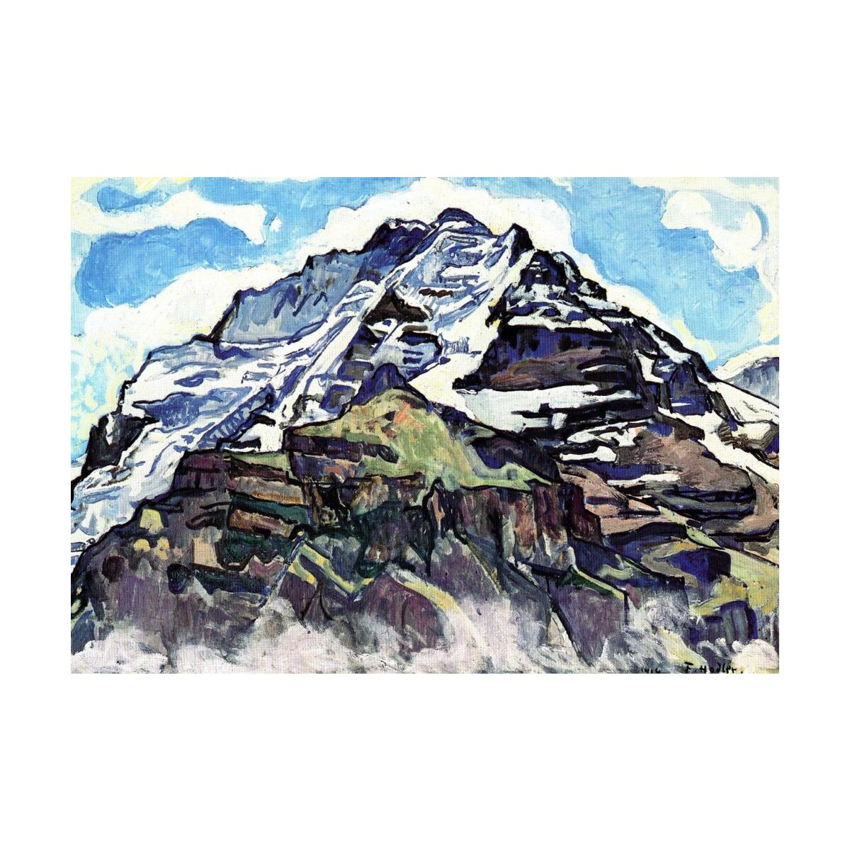 Ferdinand Hodler. Die Jungfrau, 1,30
