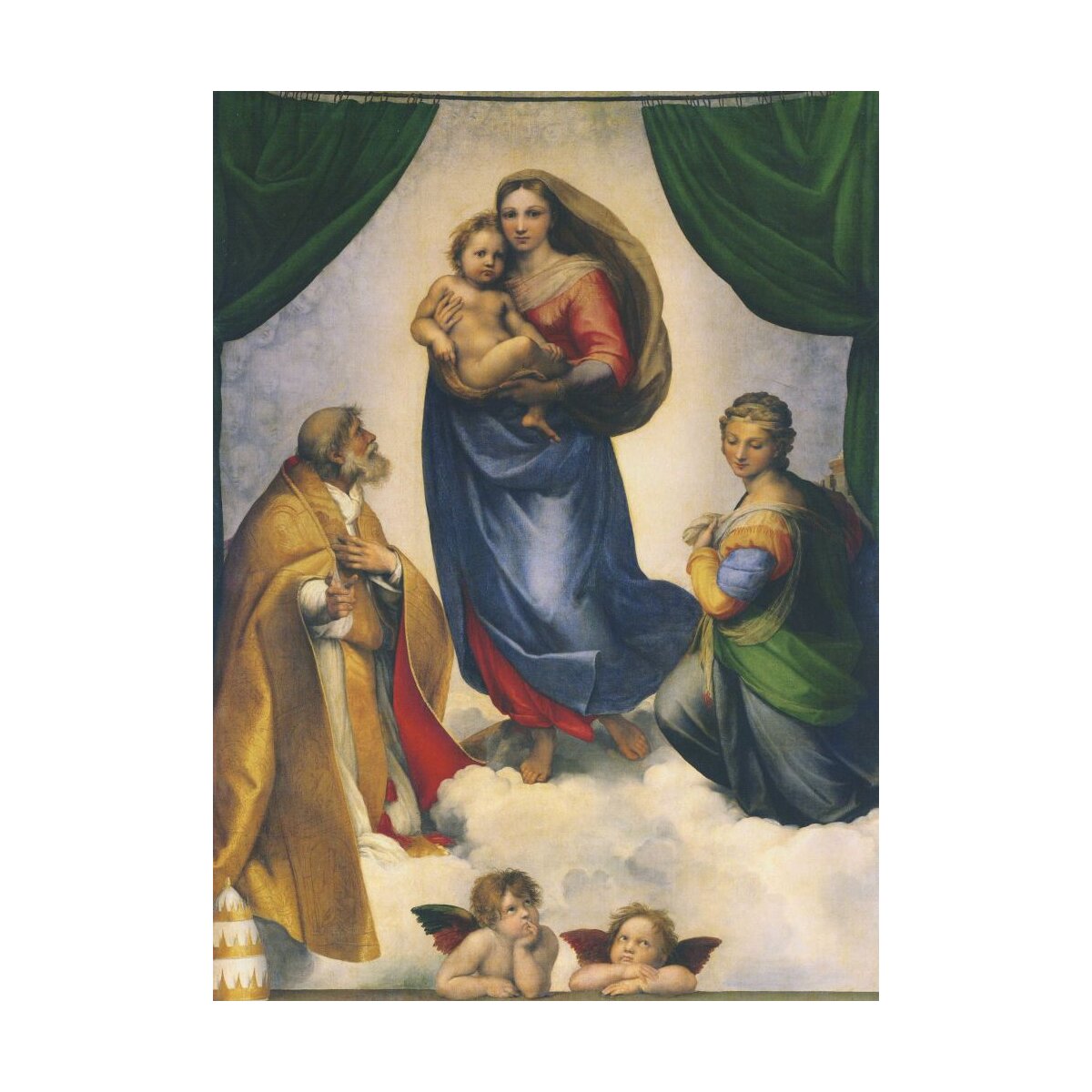 Raffael. Sixtinische Madonna, Vollbild. KD "A", 13,90