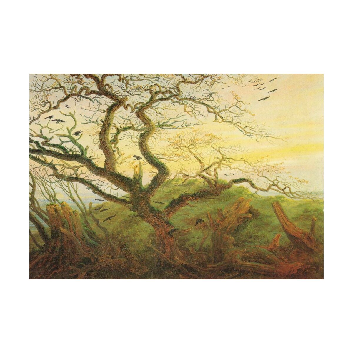 Caspar David Friedrich. Baum mit Krähgen, 1,30